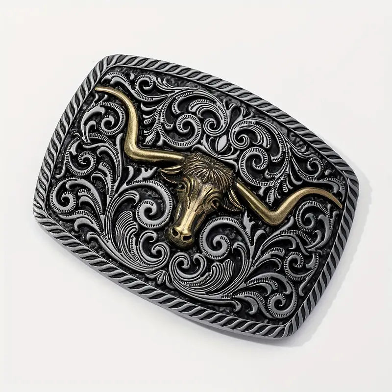Brass Long Horn Buckle – The HLC Homestead